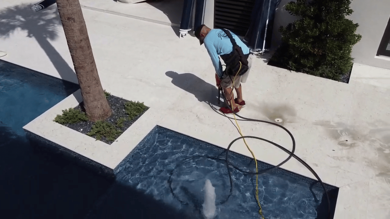 John drilling in Pinecrest, FL. | Pool Guard USA